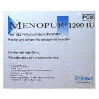 Menopur® 1200UNIT Powder and Solvent for Solution for Injection 1 Vial ...
