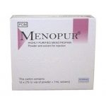 Menopur® 75UNIT Powder and Solvent for Solution for Injection 1 Vial ...